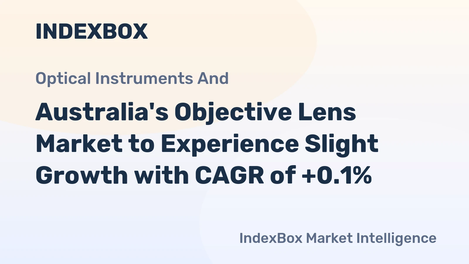 Australia's Objective Lens Market to Experience Slight Growth with CAGR of +0.1%