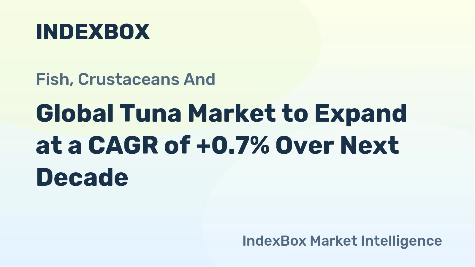 Global Tuna Market to Expand at a CAGR of +0.7% Over Next Decade