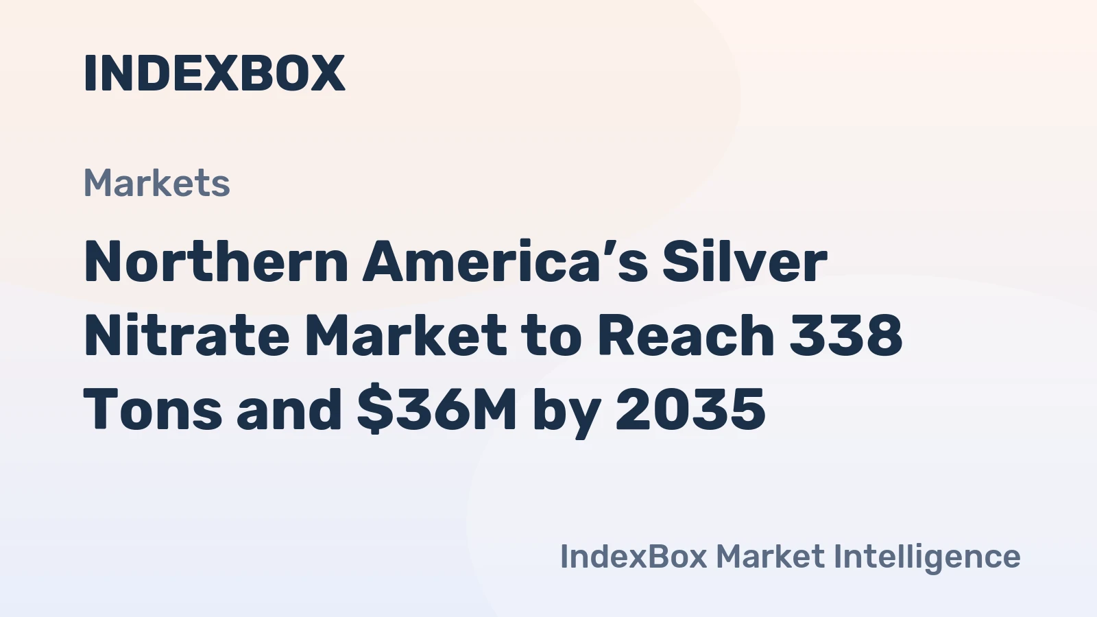 Northern America’s Silver Nitrate Market to Reach 338 Tons and $36M by 2035