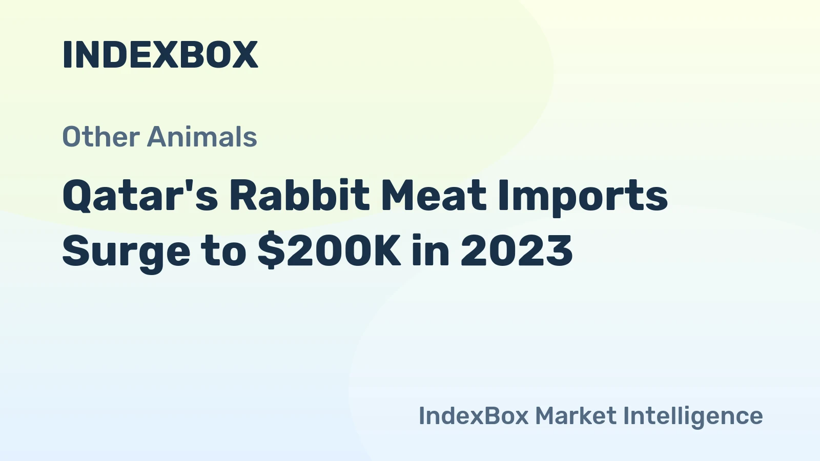 Qatar's Rabbit Meat Imports Surge to $200K in 2023