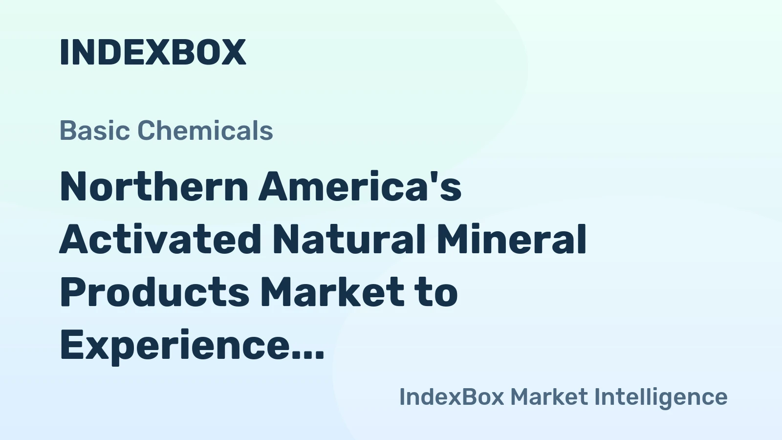 Northern America's Activated Natural Mineral Products Market to Experience Moderate Growth Through 2035