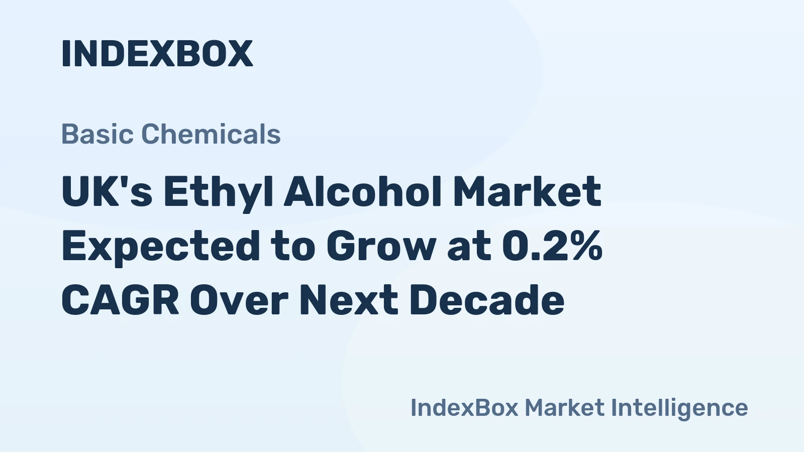 UK's Ethyl Alcohol Market Expected to Grow at 0.2% CAGR Over Next Decade