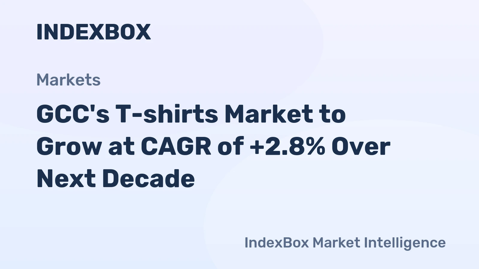 GCC's T-shirts Market to Grow at CAGR of +2.8% Over Next Decade