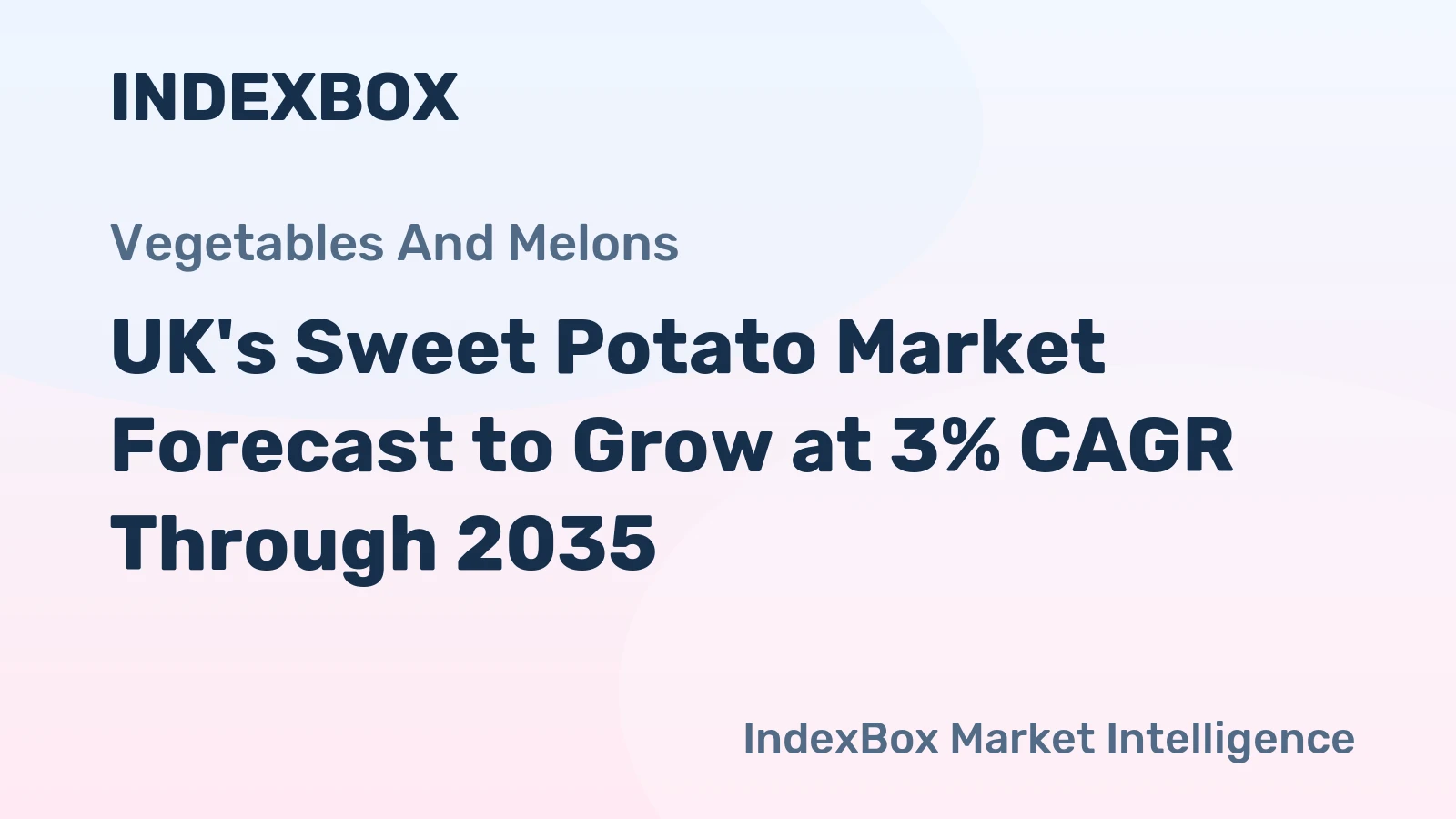 UK's Sweet Potato Market Forecast to Grow at 3% CAGR Through 2035
