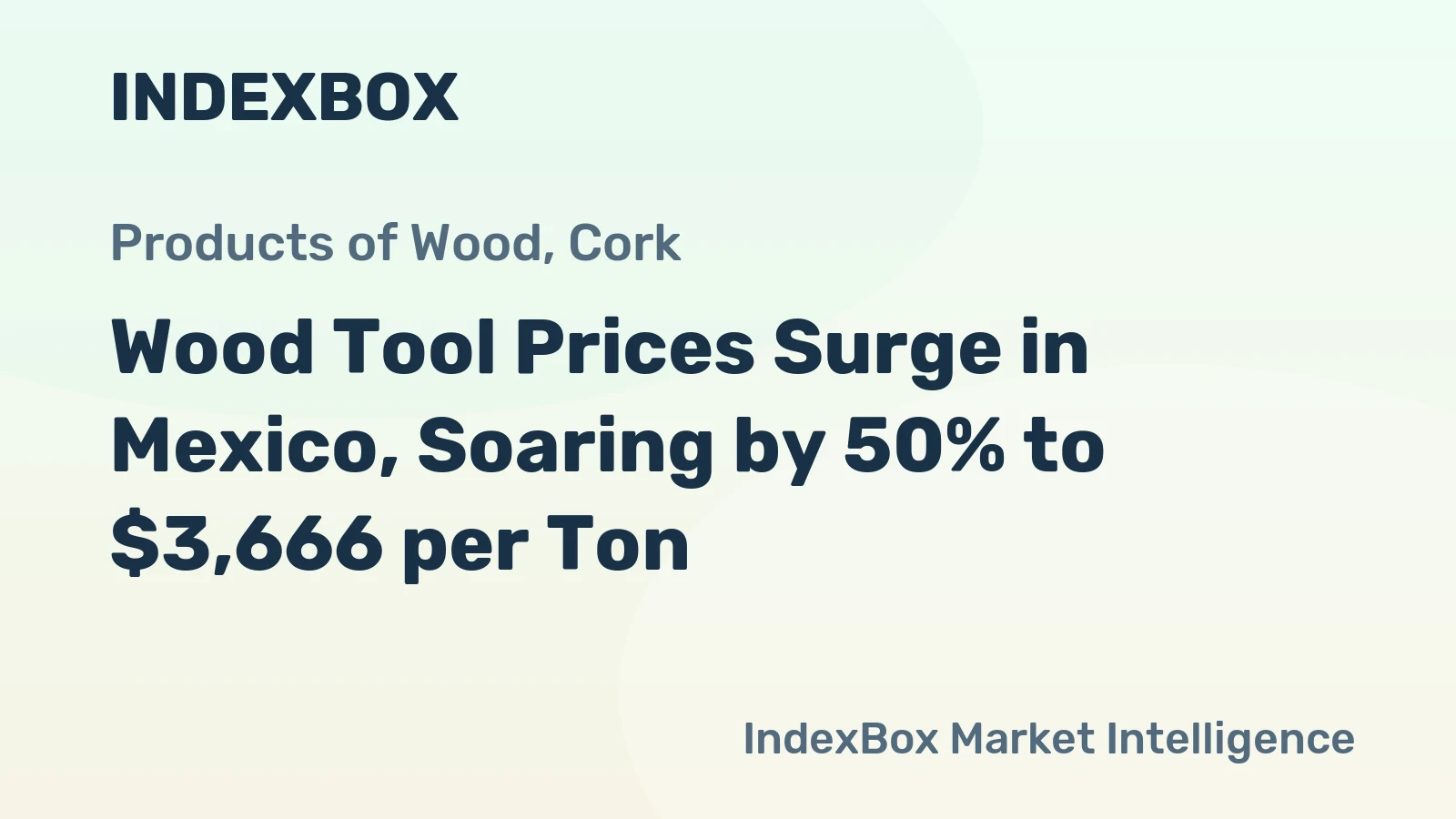 Wood Tool Prices Surge in Mexico, Soaring by 50% to $3,666 per Ton