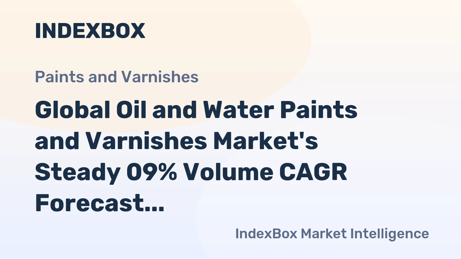 Global Oil and Water Paints and Varnishes Market's Steady 09% Volume CAGR Forecast Through 2035