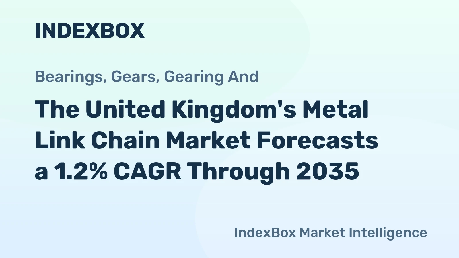 The United Kingdom's Metal Link Chain Market Forecasts a 1.2% CAGR Through 2035