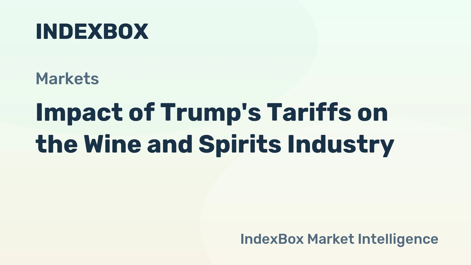 Impact of Trump's Tariffs on the Wine and Spirits Industry