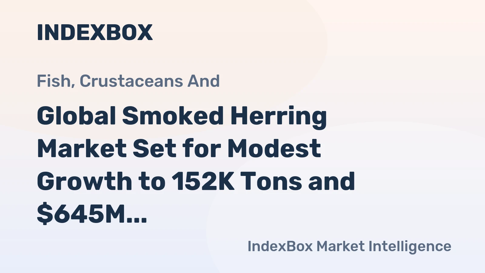 Global Smoked Herring Market Set for Modest Growth to 152K Tons and $645M by 2035