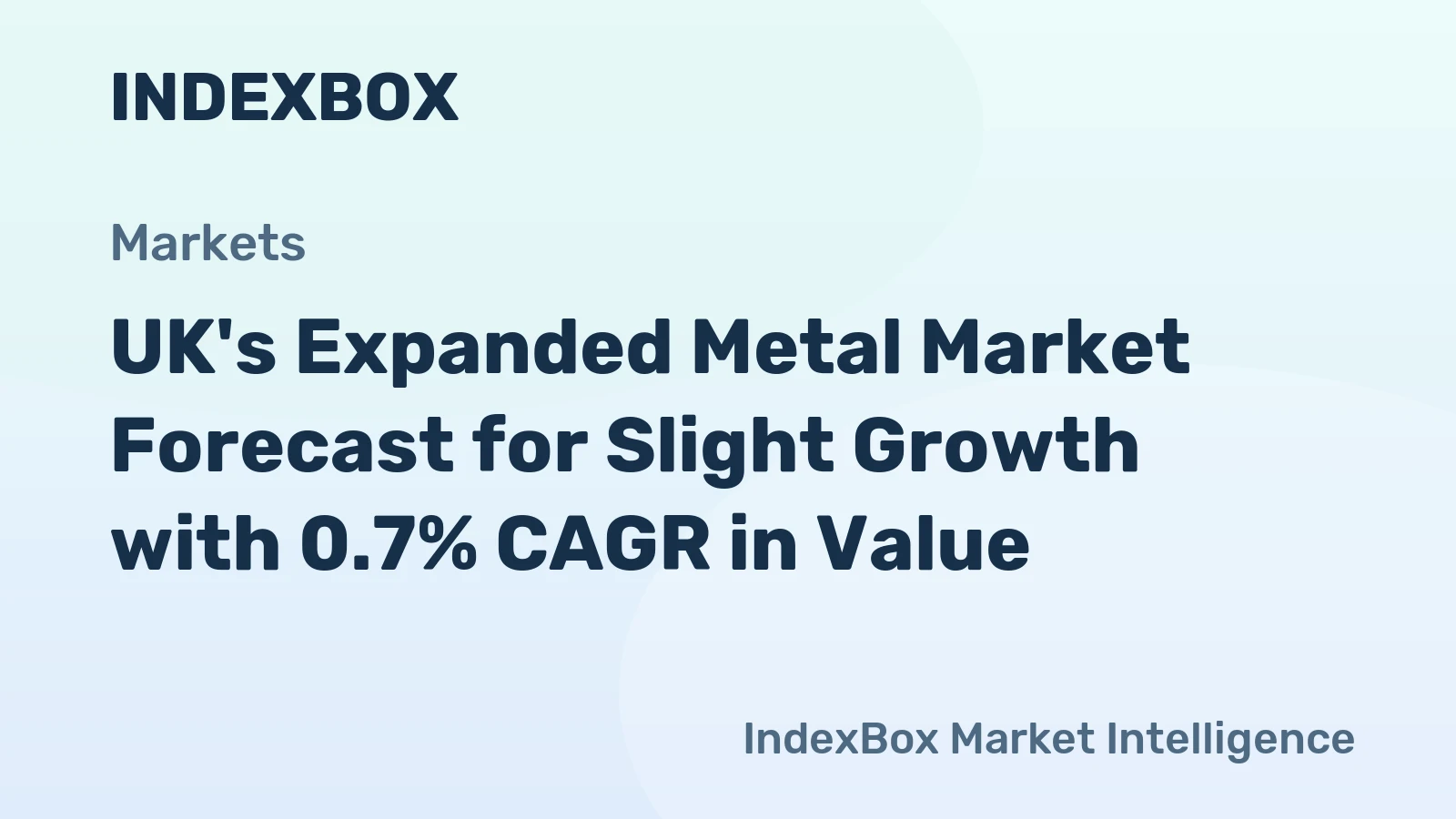 UK's Expanded Metal Market Forecast for Slight Growth with 0.7% CAGR in Value