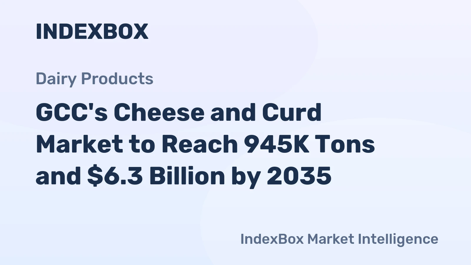 GCC's Cheese and Curd Market to Reach 945K Tons and $6.3 Billion by 2035