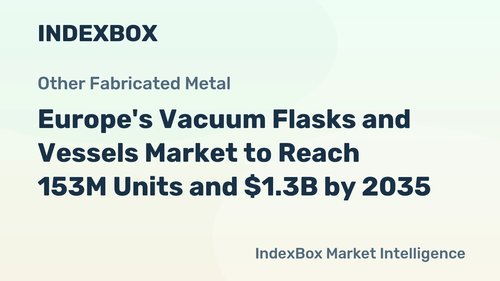 Europe's Vacuum Flasks and Vessels Market to Reach 153M Units and $1.3B by 2035
