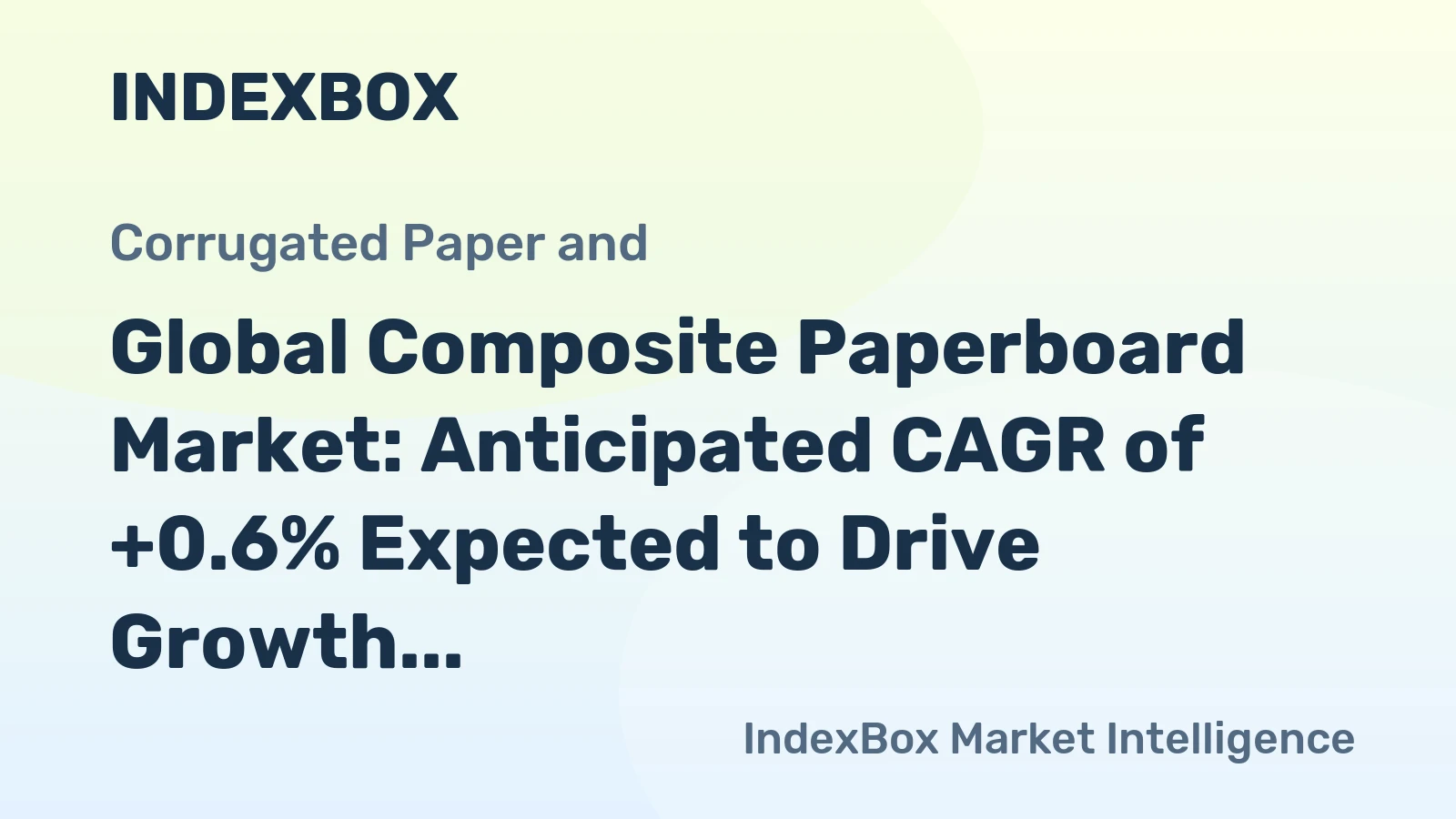 Global Composite Paperboard Market: Anticipated CAGR of +0.6% Expected to Drive Growth Over Next Decade