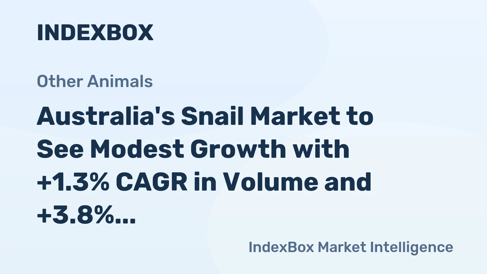 Australia's Snail Market to See Modest Growth with +1.3% CAGR in Volume and +3.8% CAGR in Value by 2035