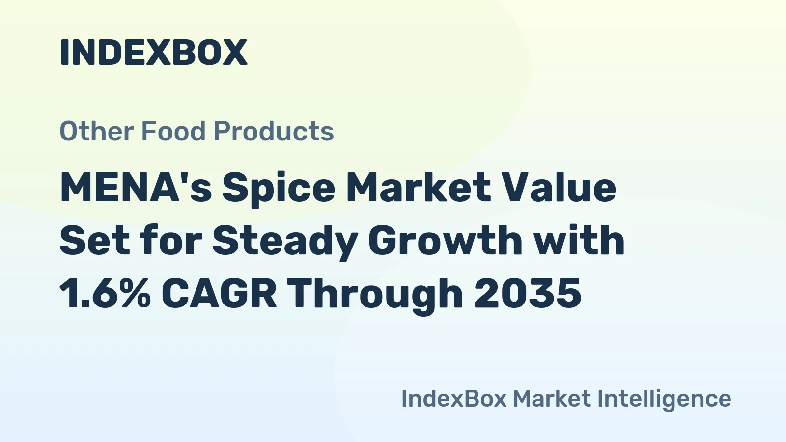 MENA's Spice Market Value Set for Steady Growth with 1.6% CAGR Through 2035