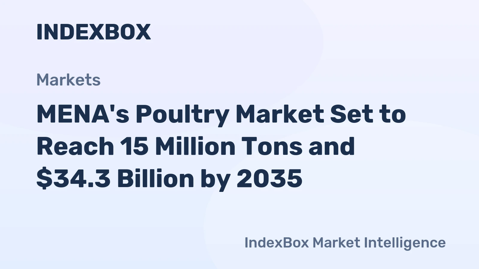 MENA's Poultry Market Set to Reach 15 Million Tons and $34.3 Billion by 2035