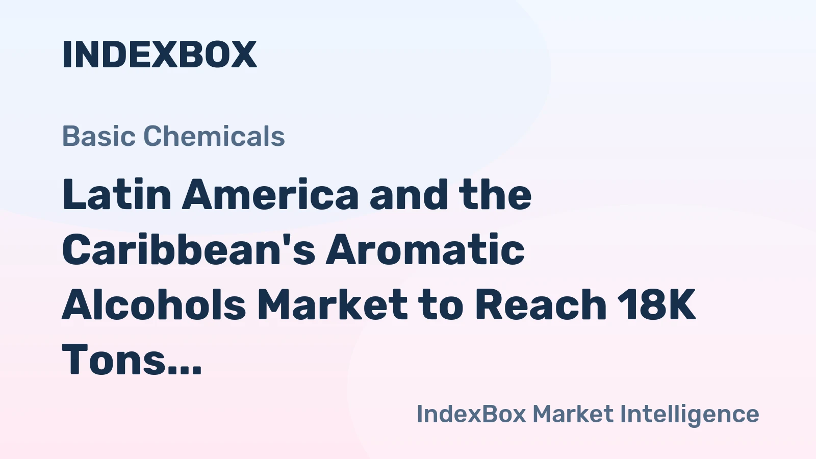 Latin America and the Caribbean's Aromatic Alcohols Market to Reach 18K Tons and $129M by 2035