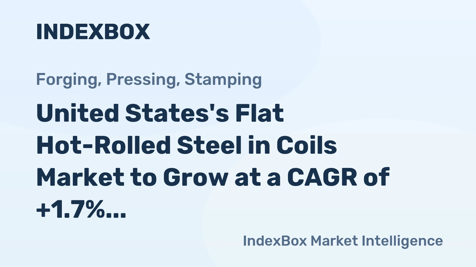 United States's Flat Hot-Rolled Steel in Coils Market to Grow at a CAGR of +1.7% from 2024 to 2035