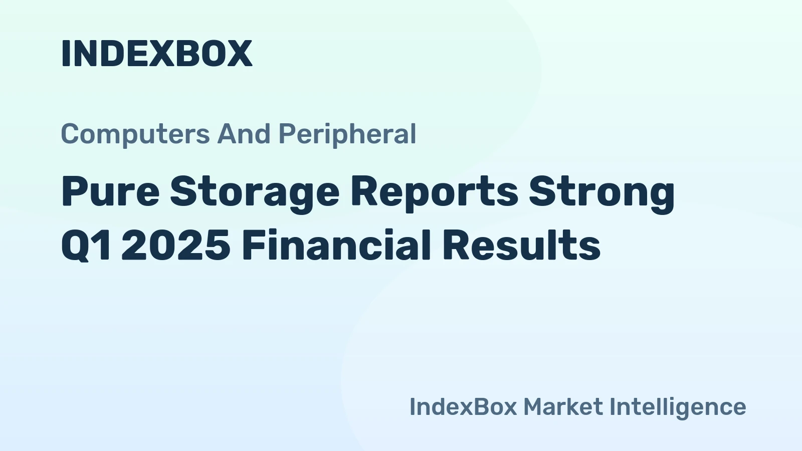 Pure Storage Reports Strong Q1 2025 Financial Results
