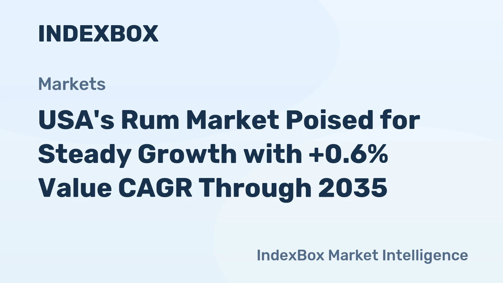 USA's Rum Market Poised for Steady Growth with +0.6% Value CAGR Through 2035