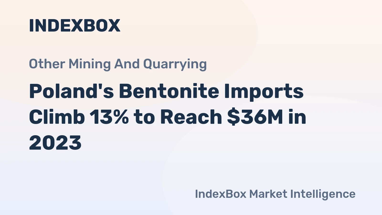 Poland's Bentonite Imports Climb 13% to Reach $36M in 2023