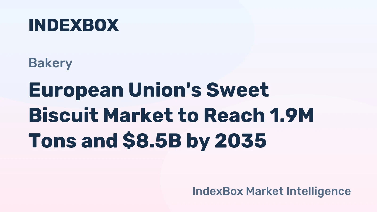 European Union's Sweet Biscuit Market to Reach 1.9M Tons and $8.5B by 2035