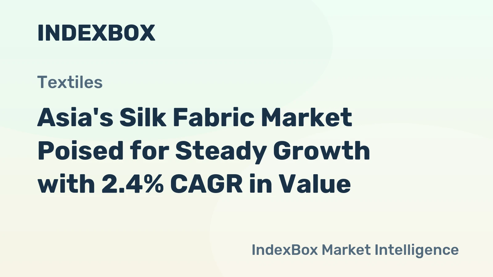 Asia's Silk Fabric Market Poised for Steady Growth with 2.4% CAGR in Value