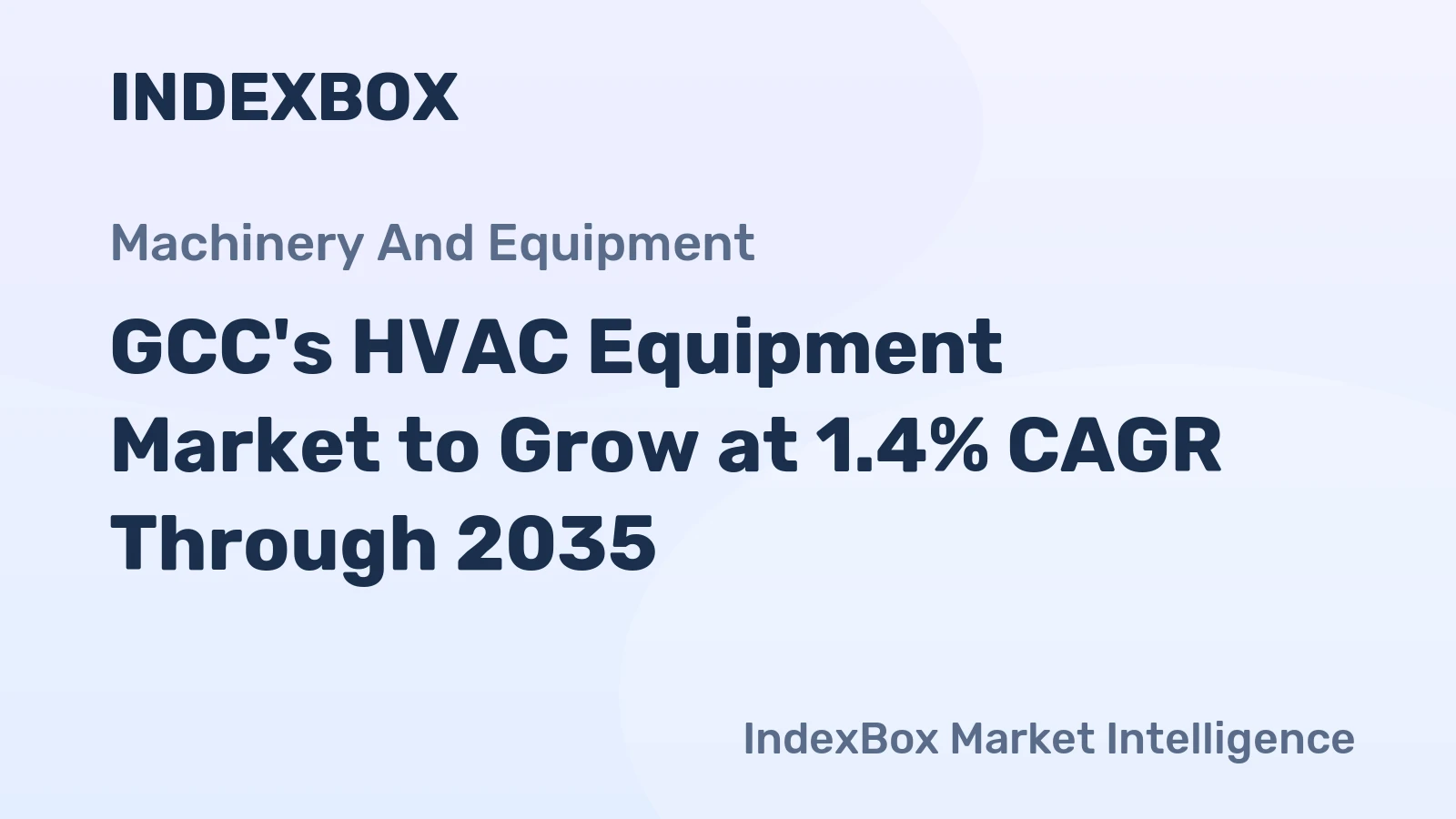 GCC's HVAC Equipment Market to Grow at 1.4% CAGR Through 2035