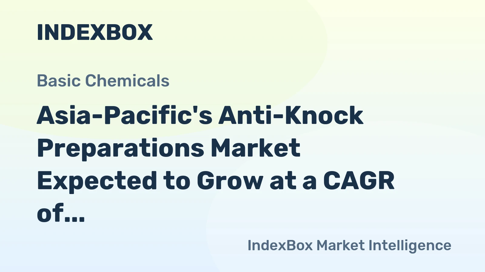 Asia-Pacific's Anti-Knock Preparations Market Expected to Grow at a CAGR of +0.3% from 2024 to 2035