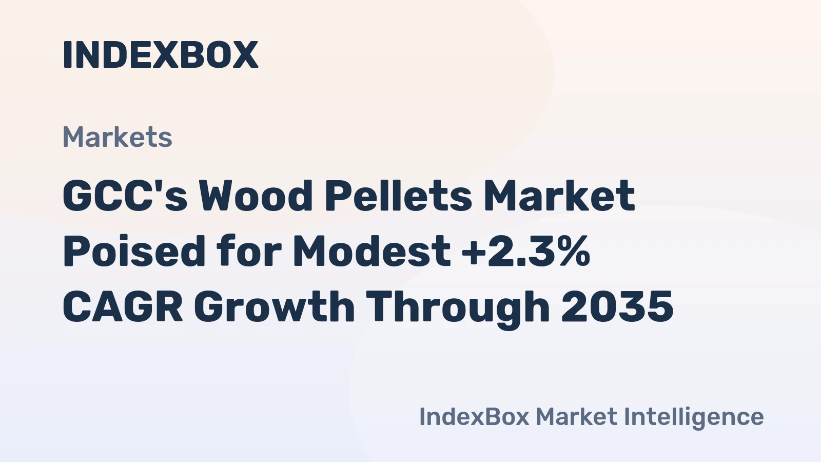 GCC's Wood Pellets Market Poised for Modest +2.3% CAGR Growth Through 2035
