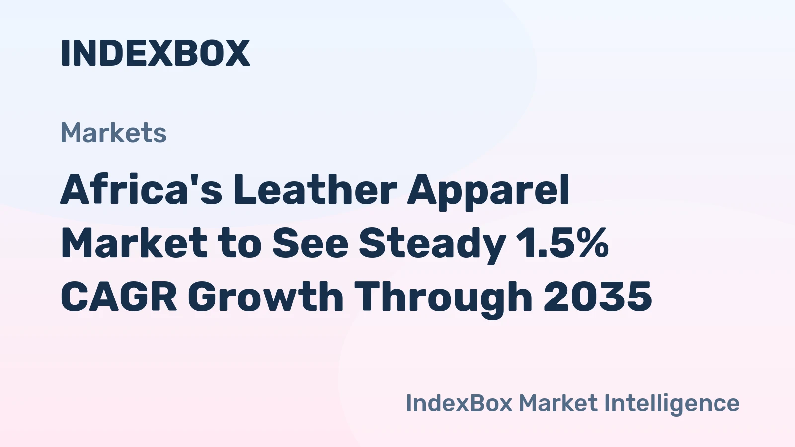 Africa's Leather Apparel Market to See Steady 1.5% CAGR Growth Through 2035