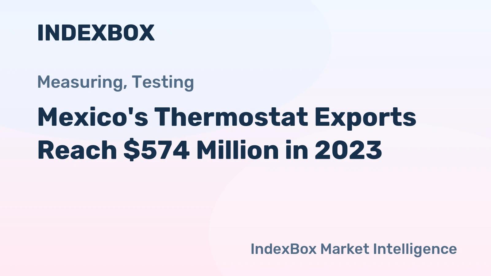 Mexico's Thermostat Exports Reach $574 Million in 2023