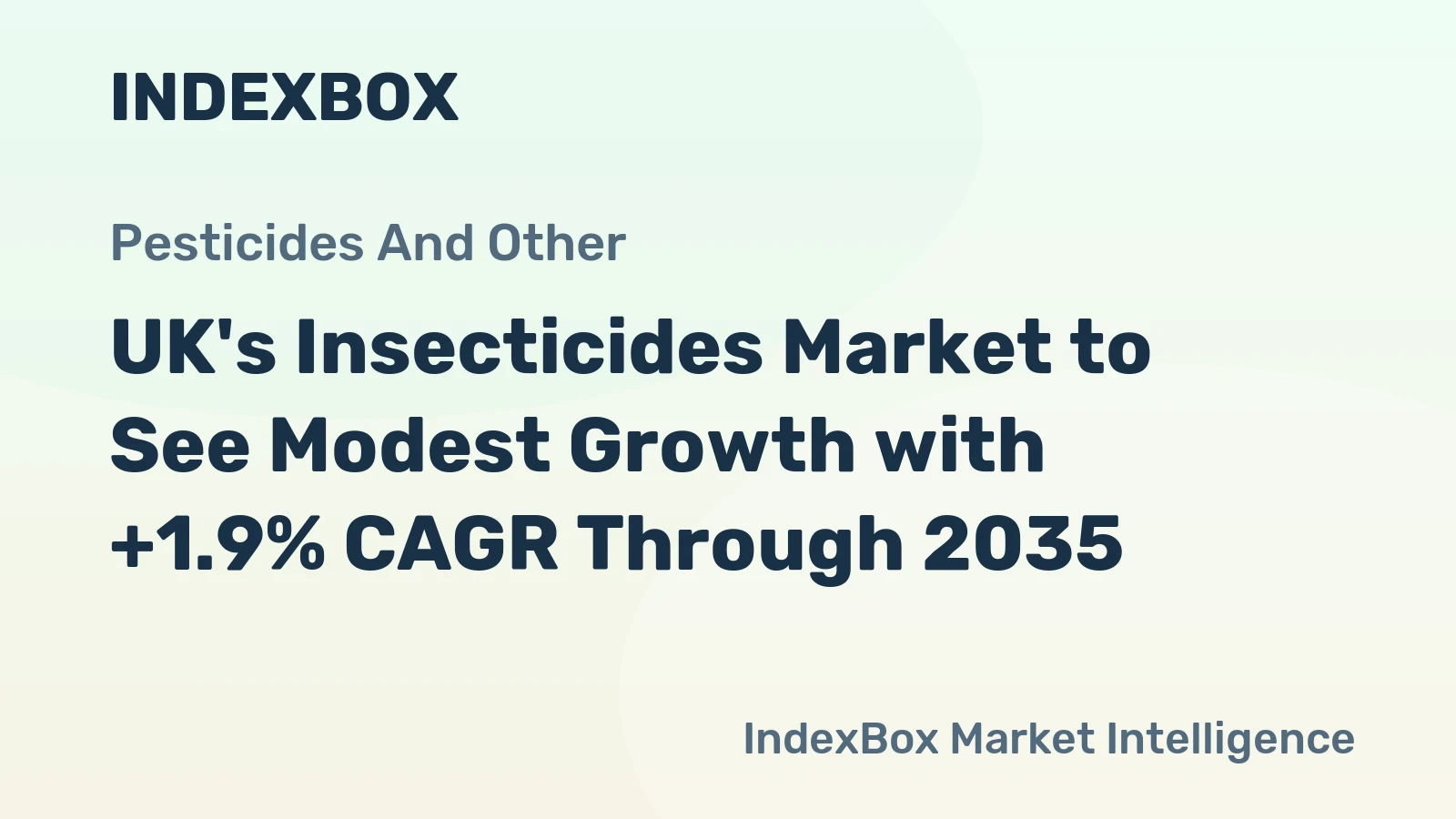 UK's Insecticides Market to See Modest Growth with +1.9% CAGR Through 2035