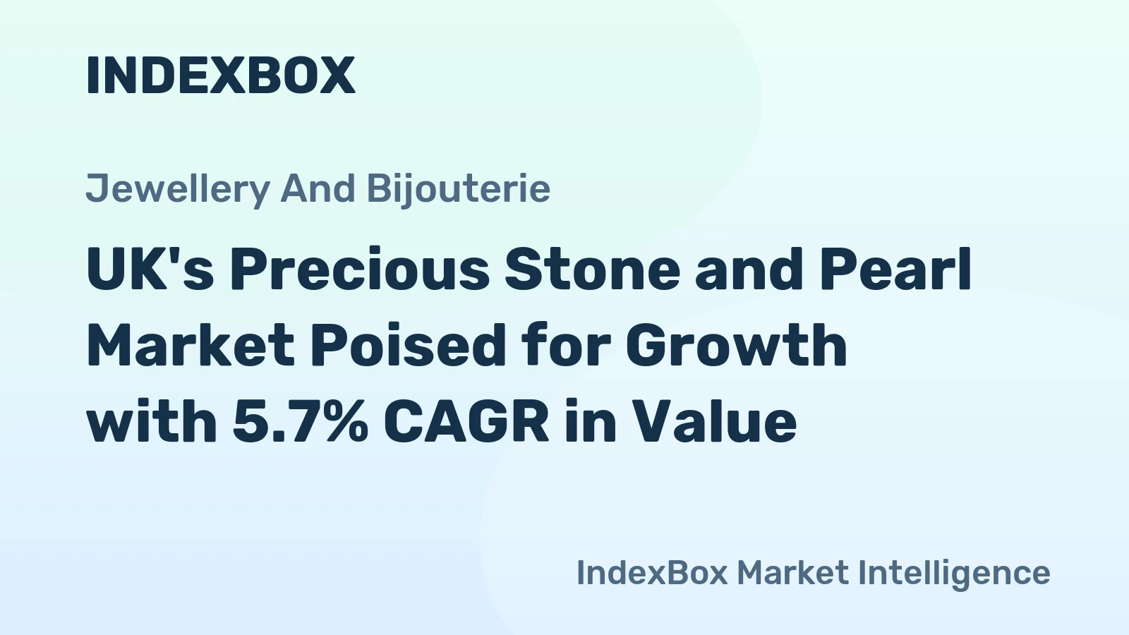 UK's Precious Stone and Pearl Market Poised for Growth with 5.7% CAGR in Value