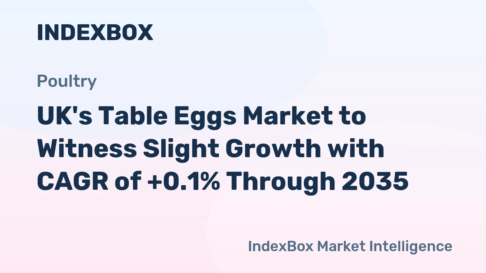 UK's Table Eggs Market to Witness Slight Growth with CAGR of +0.1% Through 2035