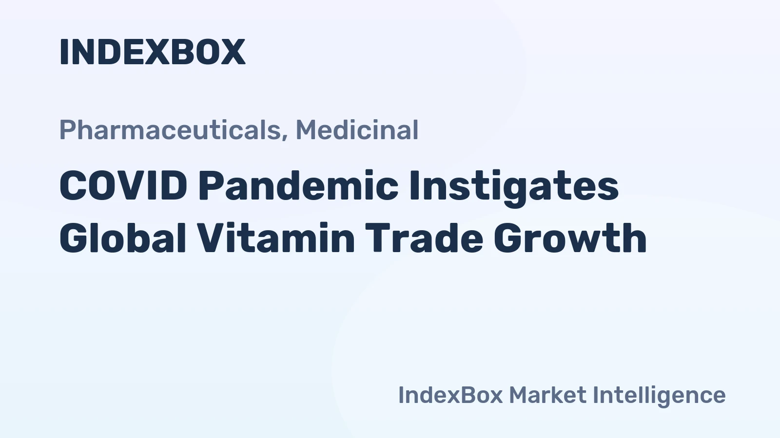 COVID Pandemic Instigates Global Vitamin Trade Growth