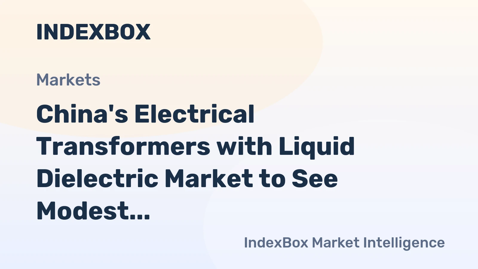 China's Electrical Transformers with Liquid Dielectric Market to See Modest Growth with +1.5% CAGR by 2035