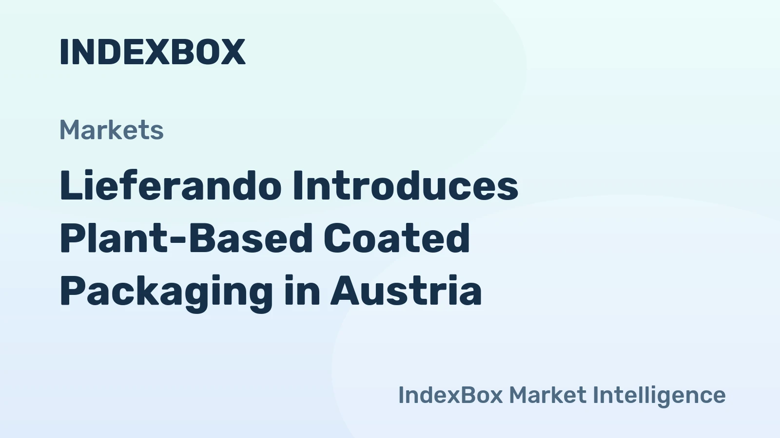 Lieferando Introduces Plant-Based Coated Packaging in Austria