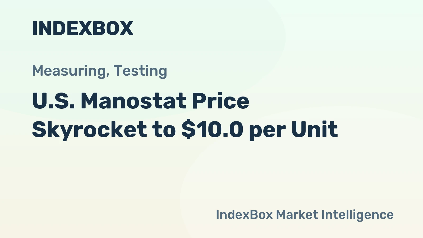U.S. Manostat Price Skyrocket to $10.0 per Unit