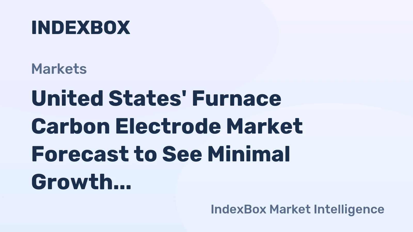 United States' Furnace Carbon Electrode Market Forecast to See Minimal Growth with a +0.1% Volume CAGR Through 2035