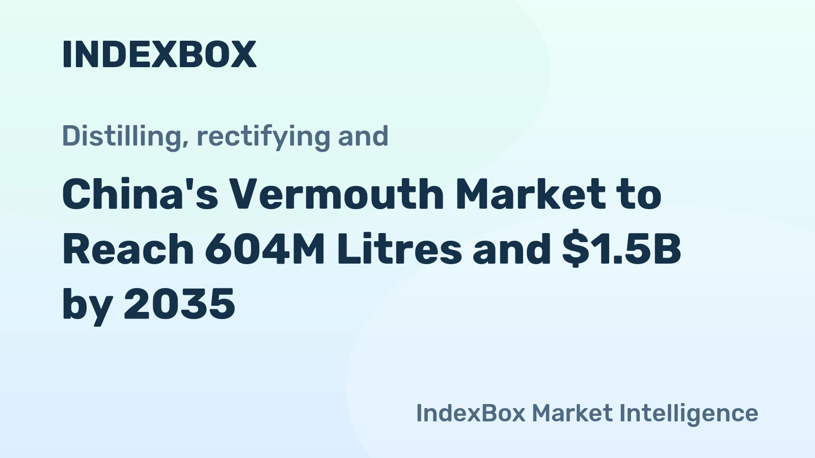 China's Vermouth Market to Reach 604M Litres and $1.5B by 2035