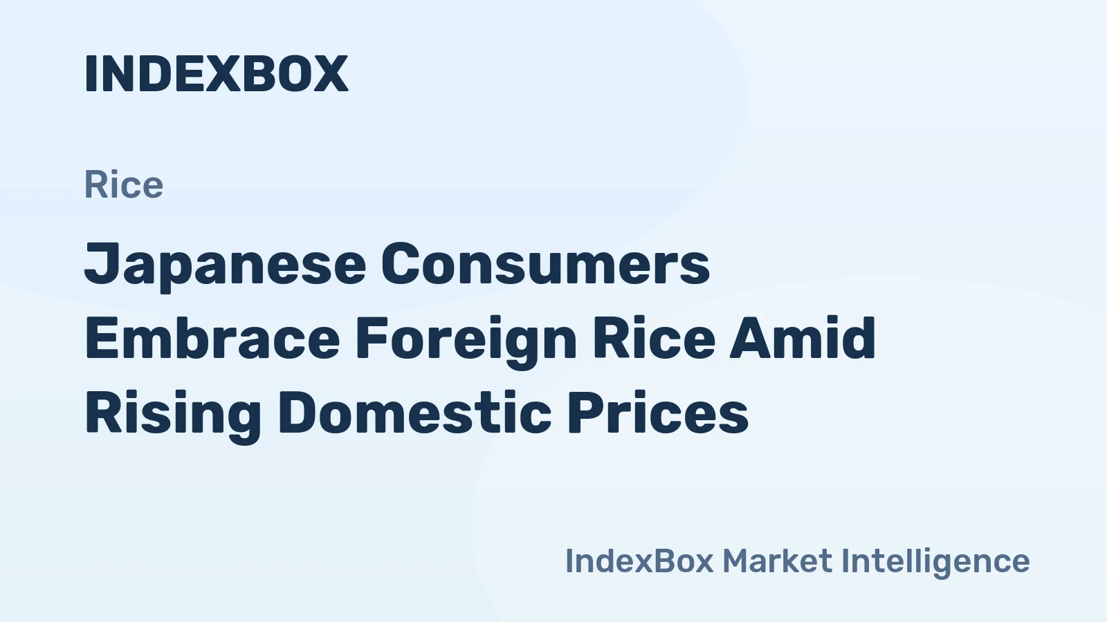 Japanese Consumers Embrace Foreign Rice Amid Rising Domestic Prices