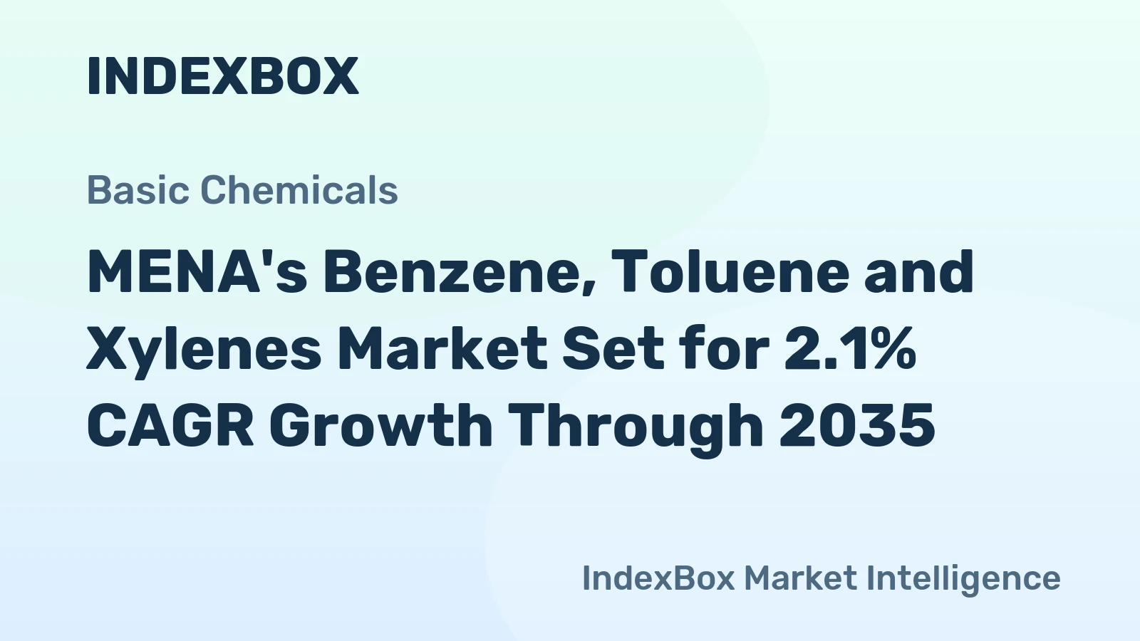 MENA's Benzene, Toluene and Xylenes Market Set for 2.1% CAGR Growth Through 2035
