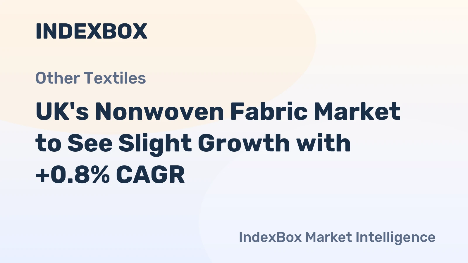 UK's Nonwoven Fabric Market to See Slight Growth with +0.8% CAGR