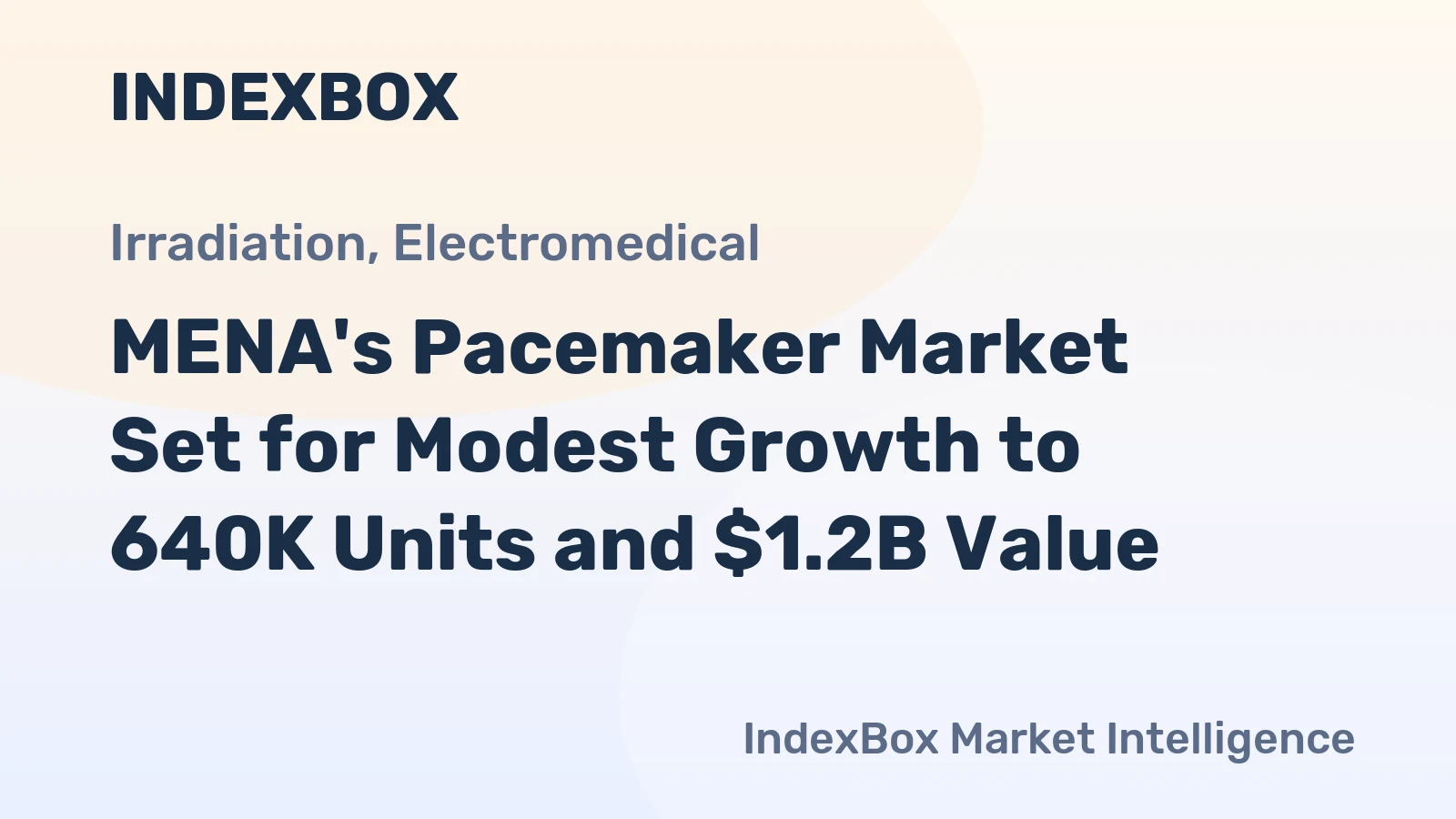 MENA's Pacemaker Market Set for Modest Growth to 640K Units and $1.2B Value