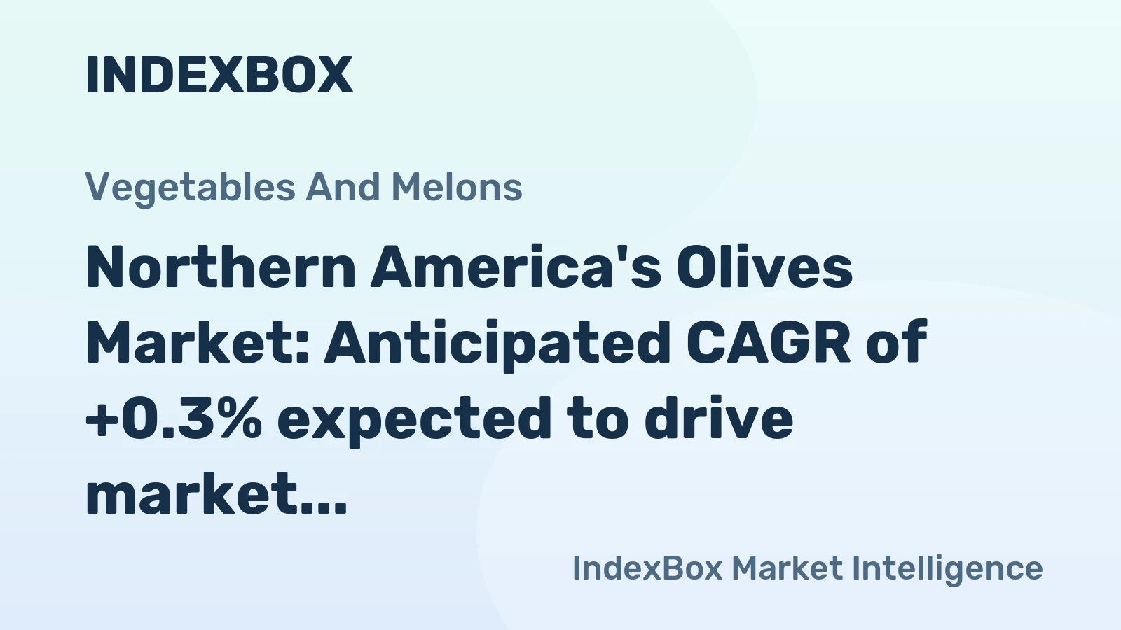 Northern America's Olives Market: Anticipated CAGR of +0.3% expected to drive market volume to 624K tons by 2035
