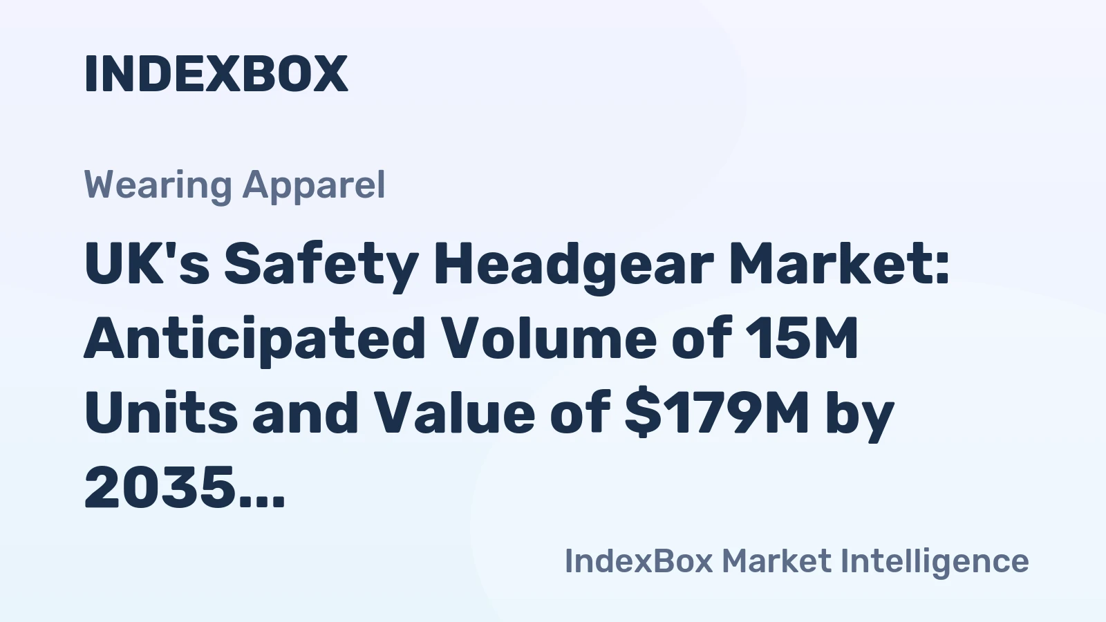 UK's Safety Headgear Market: Anticipated Volume of 15M Units and Value of $179M by 2035
