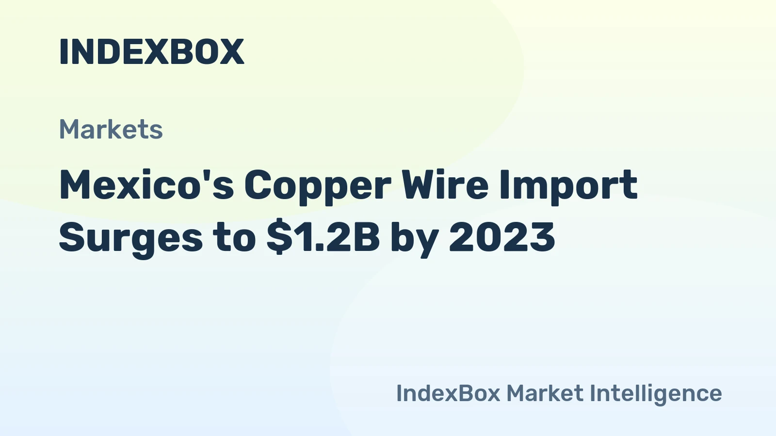 Mexico's Copper Wire Import Surges to $1.2B by 2023