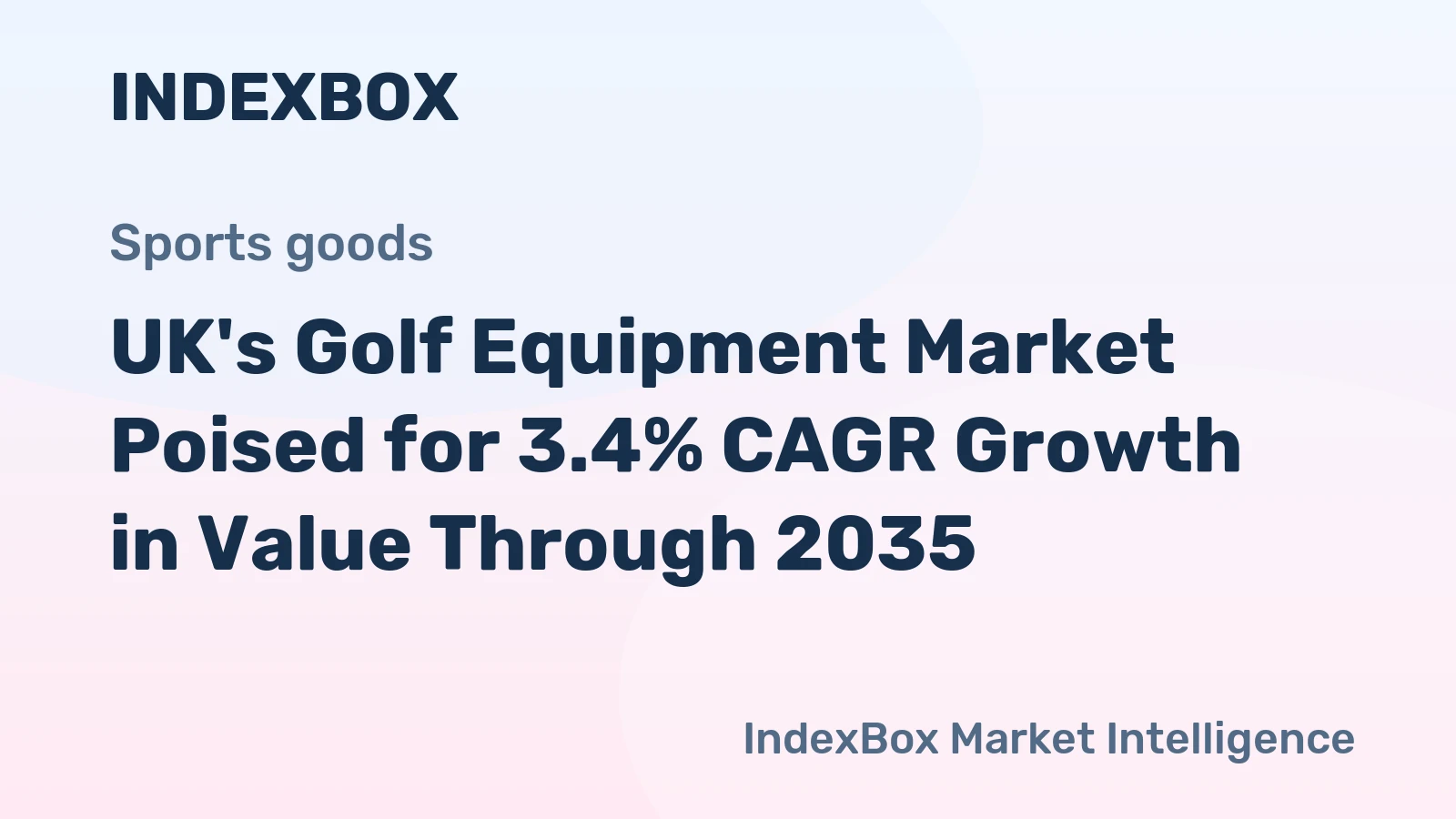 UK's Golf Equipment Market Poised for 3.4% CAGR Growth in Value Through 2035