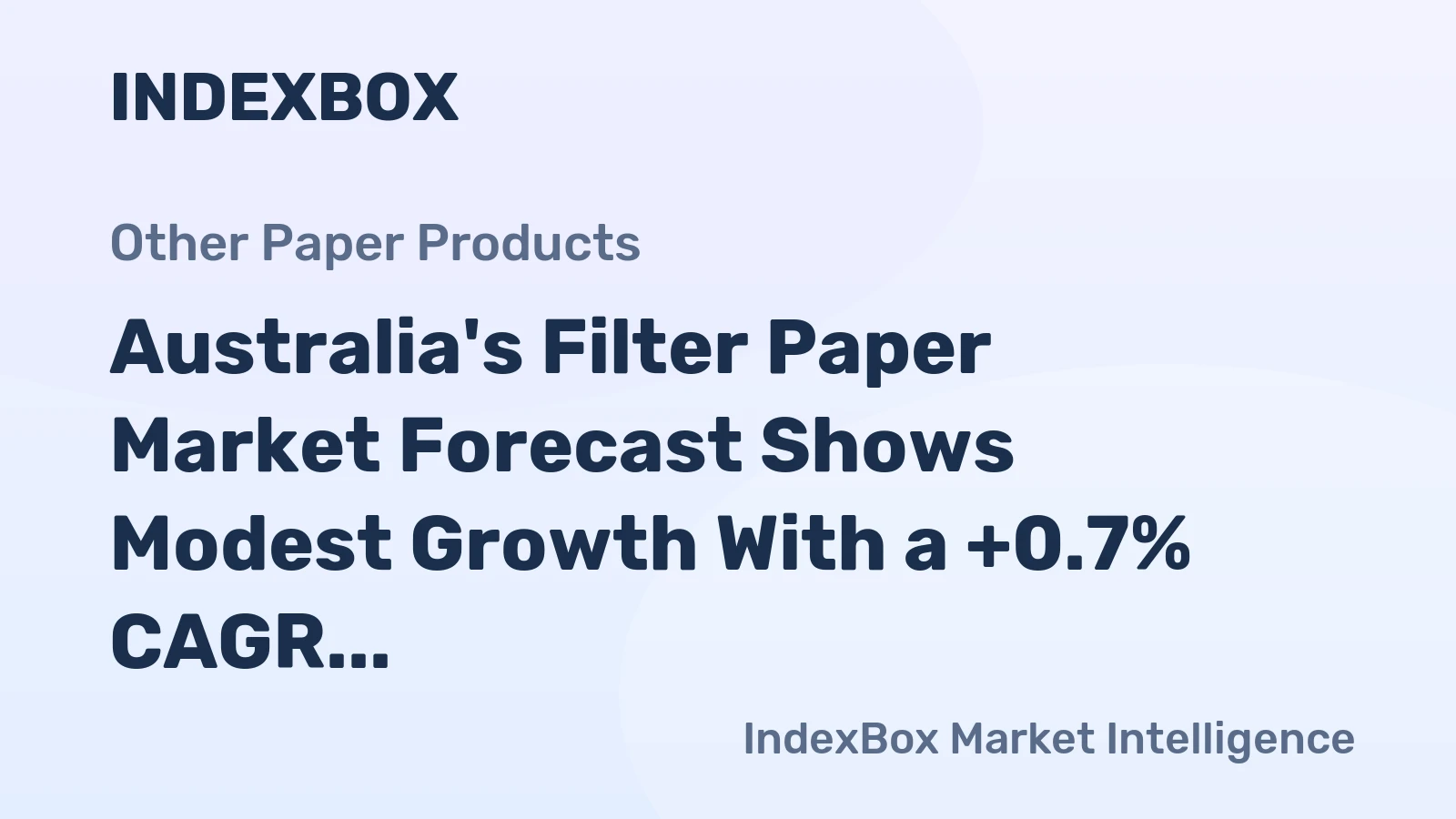 Australia's Filter Paper Market Forecast Shows Modest Growth With a +0.7% CAGR Through 2035